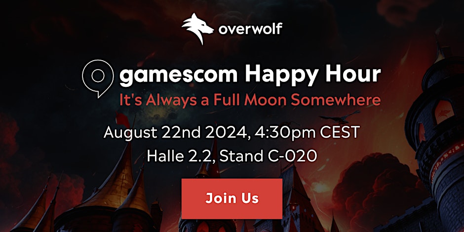 Overwolf Happy Hour @ gamescom 2024 – gaming-events.com